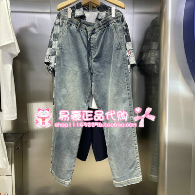 杰克琼斯牛仔裤廓形做旧水洗长裤 226332155 A113 226332146