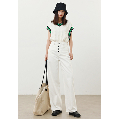 直筒长款常规2023年春季显瘦