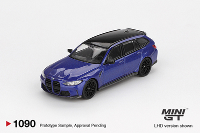 [现货]MINIGT 1:64 宝马BMW M3 旅行版 蓝色 合金汽车模型1090