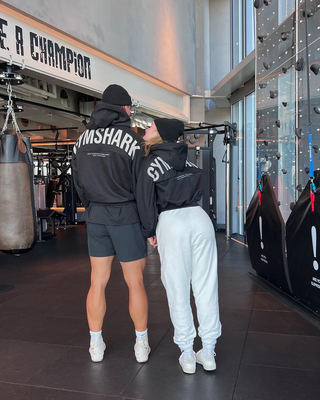 GYMSHARK运动连帽卫衣男女