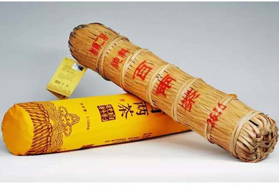 高马二溪百两茶黑茶湖南千两茶柱