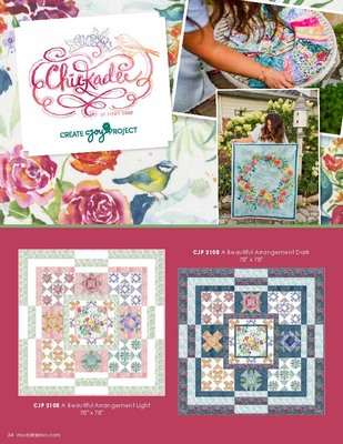 美国进口棉布料花色满园手工diy