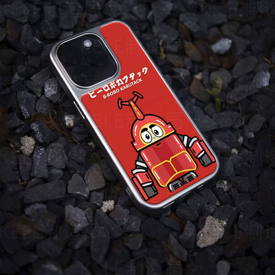 铁甲小宝电镀玻璃黑框磨砂手机壳适用苹果iphone17promax华为荣耀300PRO小米15ULTRAOPPORENO13VIVOIQOO12PRO