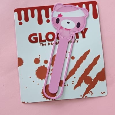 暴力熊血粉熊咕噜咪不锈钢GLOOMY BEAR书签书夹