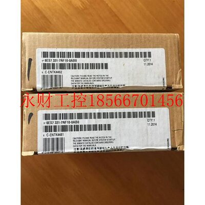 议价西门子S7-300PLC SM331 模拟量输入模块 6ES7331-7NF10-0AB￥