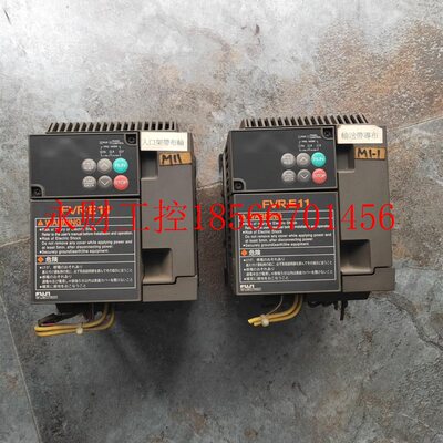 议价原装拆机富士变频器FVR0.75E11S-4,￥