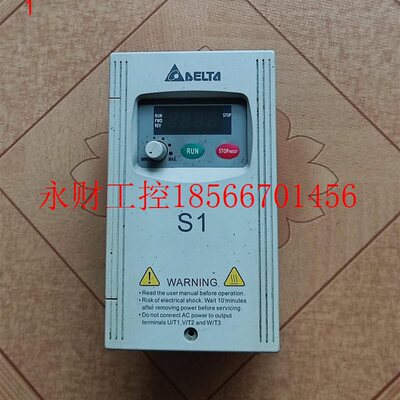 议价台达变频器VFD007S21A(0.75KW)原装进口拆机旧￥