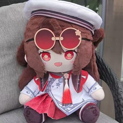 原神往生堂堂主胡桃属性40cm棉花娃娃二次元周边玩偶礼物毛绒公仔