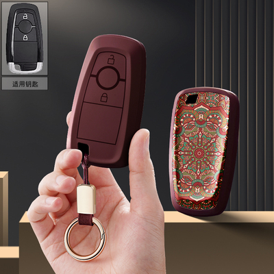 适用福特2019猛禽FordRaptor汽车钥匙套21包20壳22款扣高级F150福