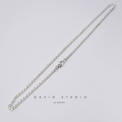 davidstudio925纯银同款情项链
