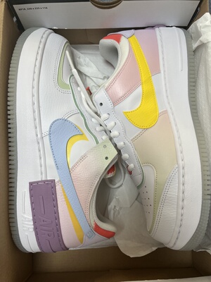 Nike Air Force1 shadow 马卡龙 低帮 板鞋  马卡龙CW2630-141