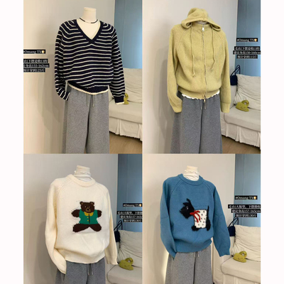 【孤品捡漏 不退不换！】Omang桃喜  秋冬毛衣/开衫/针织上衣