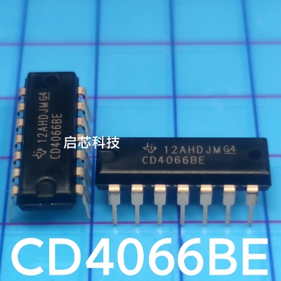 全新封装 CD4066 CD4066BE PDIP-14 可替代HCF4066/74HC4066