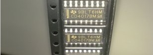 贴片 CD/HCF4017 逻辑芯片 十进制计数器 10输出 SOP-16