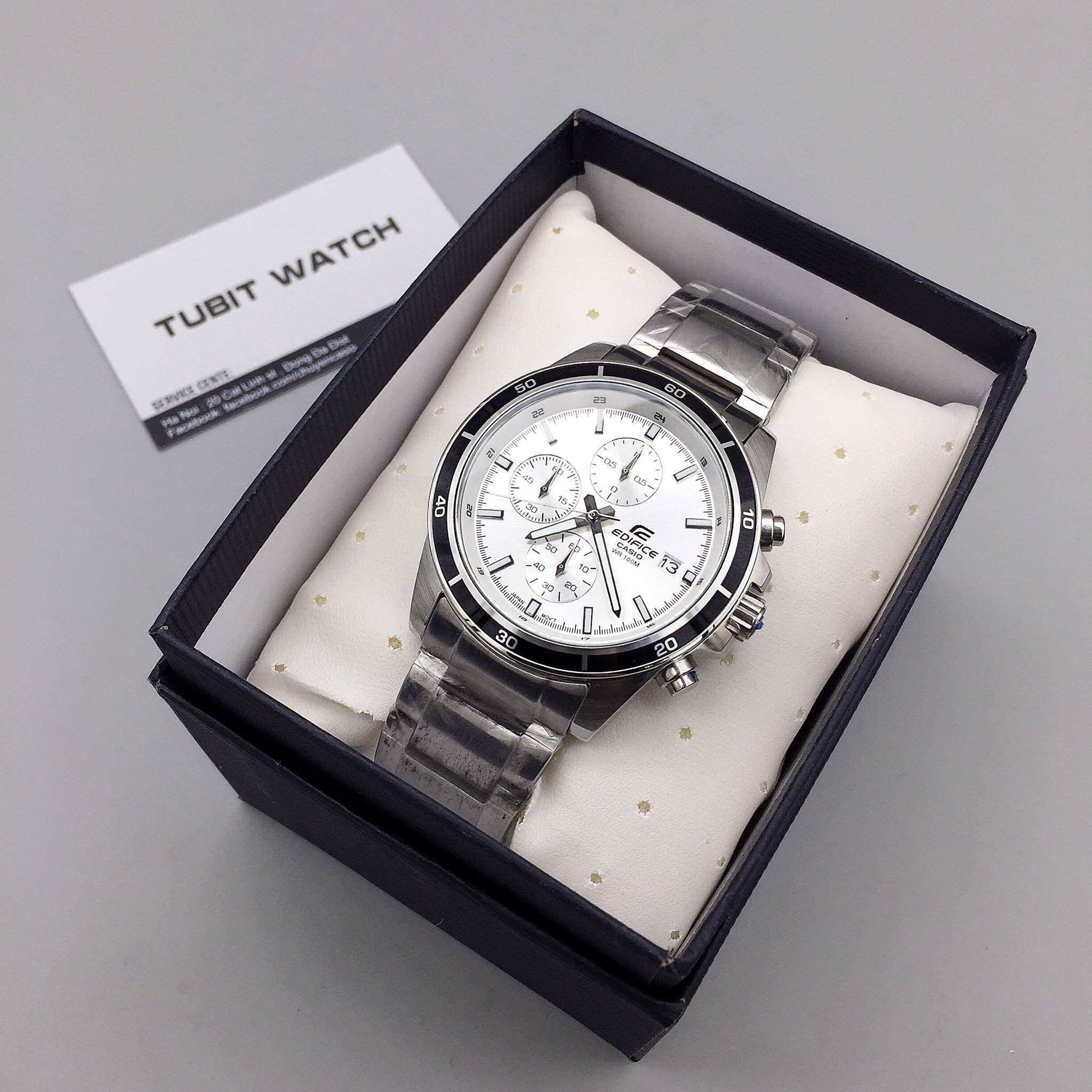 卡西欧CASIO休闲简约夜光男士商务剑鱼防水非机械EFR-526D-1A手表_虎窝淘