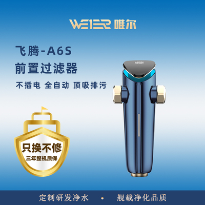 美国唯尔前置过滤器家用净水器全自动反冲洗自来水大流量A6S