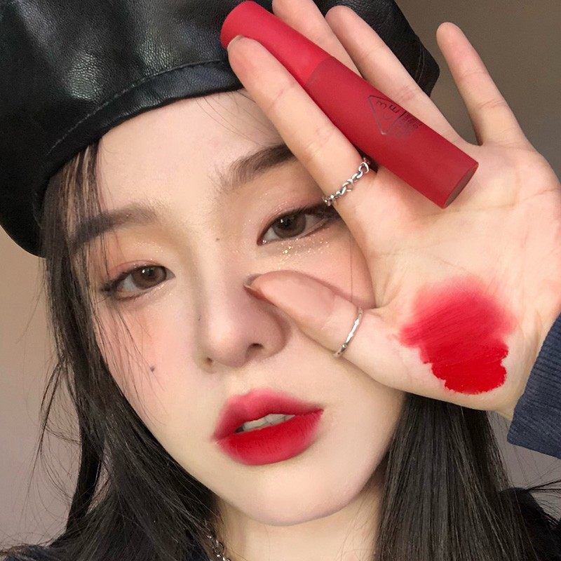 现货韩国3CE新品慕斯水唇釉bearberry丝绒雾面哑光口红start now_虎窝淘