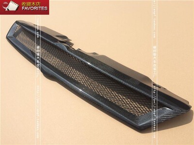 适用于大众速腾碳纤维中网SAGITAR改装无标鬼面罩进气格栅小包围