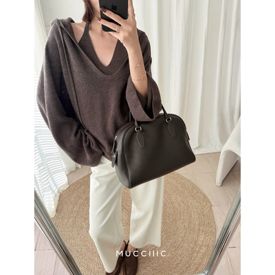 【10/16 20:00】MUCCHIC/Row风叠穿绵羊毛连帽毛衣挂脖背心两件套