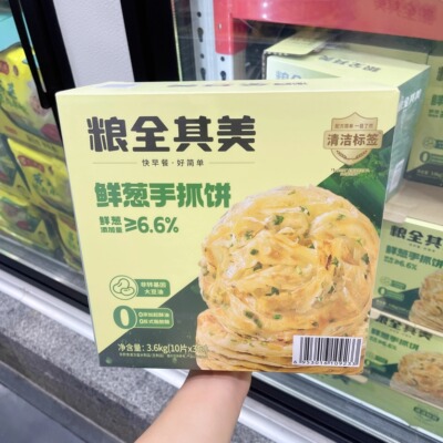 粮全其美鲜葱手抓饼3.6kg