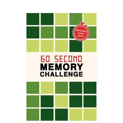 【预售】60秒记忆挑战 60 Second Memory Challenge 原版英文生活综合 善本图书