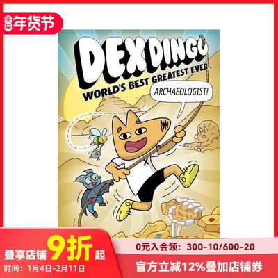 【预售】袋鼠戴克斯：世界上* 棒的考古学家（精装） Dex Dingo: World's Best Greatest Ever Archaeologist 原版英文儿童漫画