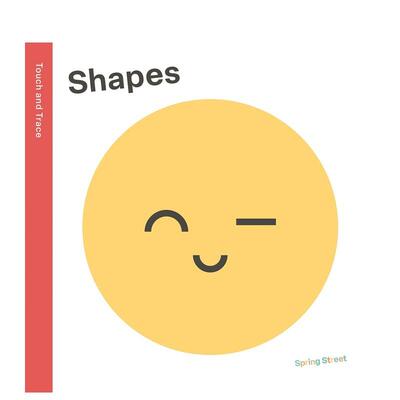 【现货】【语言&概念启蒙】形状 Spring Street Touch and Trace: Shapes 英文原版儿童语言/概念启蒙 善本图书