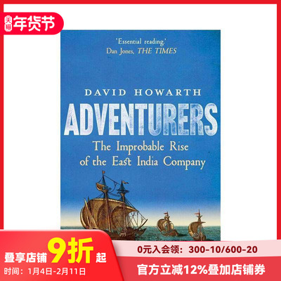 【预售】冒险家：东印度公司的崛起：1550-1650 Adventurers 原版英文人文历史 善本图书