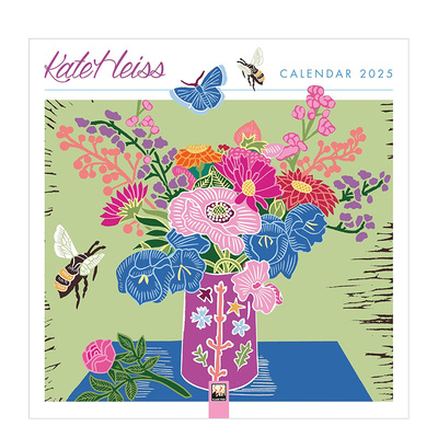 【现货】凯特-海斯 2025 年挂历（艺术日历） Kate Heiss Wall Calendar 2025 (Art Calendar) 原版日历 善本图书
