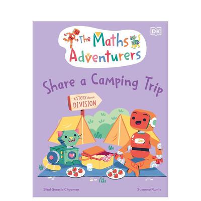 【预售】数学探险家分享露营之旅 The Maths Adventurers Share a Camping Trip 原版英文儿童绘本