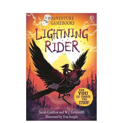 【预售】冒险游戏：闪电骑手 【Adventure Gamebooks】Lightning Rider 原版英文青少年读物 善本图书