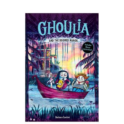 【现货】茱莉亚与诅咒庄园 4 Ghoulia and the Doomed Manor 原版英文儿童桥梁书 哥特式 儿童文学