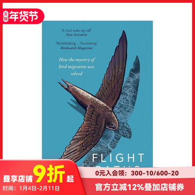 【预售】飞行路径：鸟类迁徙之谜是如何解开的 Flight Paths 原版英文社会科学 善本图书