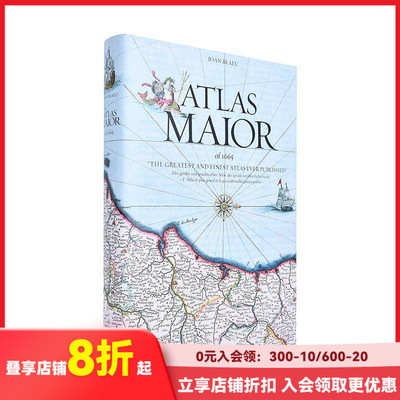 【现货】[TASCHEN]英文原版 Joan Blaeu Atlas Maior 1665年世界古图集 英文地图艺术设计书籍 地图制图历史
