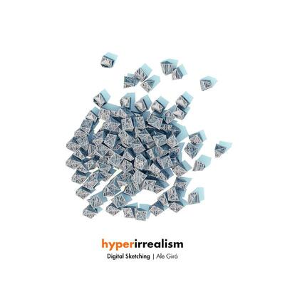 【现货】超现实主义:数字素描 Ale Gira Hyperirrealism:Digital Sketching Ale Gira 原版英文建筑设计