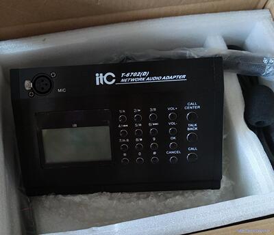 ITC T-6702(D)网路寻呼站IP对讲话筒 三台新的,议价商品