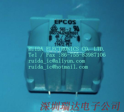 西门子原装进口EPCOS功率电感 B82724J2402N1 2X3.3MH 4.0A