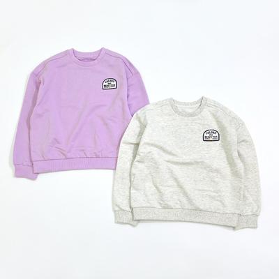 外贸日单男女童春秋毛圈卫衣上衣