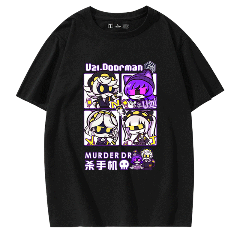 murderdrones无机杀手短袖t恤夏季宽松圆领纯棉半袖百搭ins痛衣服