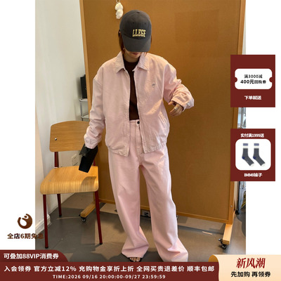 LLEGE26SS做旧牛仔哈灵顿夹克