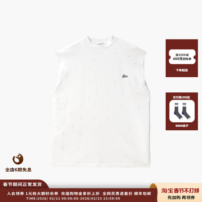 ETHOR25AW烫钻无袖上衣JULY