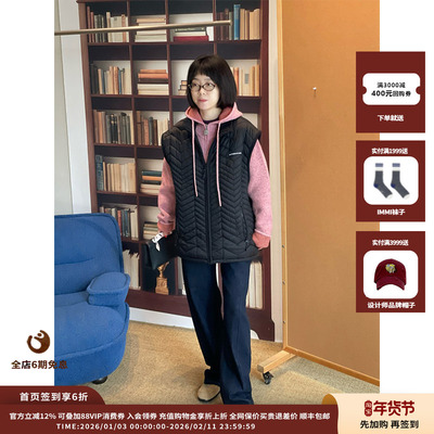 ETHOR25AW绗缝棉服马甲