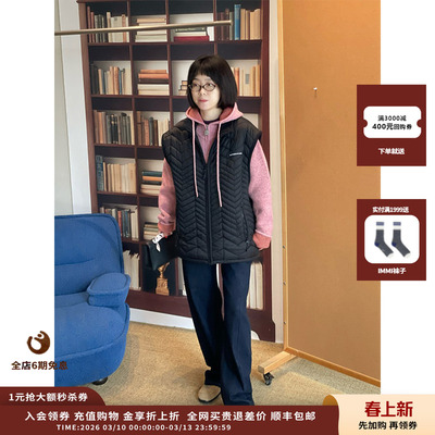 ETHOR25AW绗缝棉服马甲