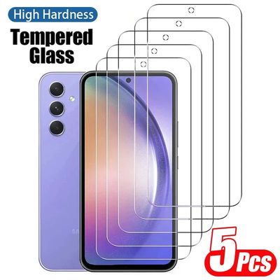 5Pcs Tempered Glass for iPhone 14 13 12 11 15 Pro Max Mini Screen Protector Protective Glass