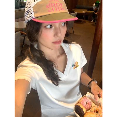 3.23号夏上新！限时8.5折！提前加购收藏！正肩短款polo小个子t