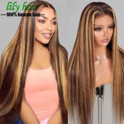 Brazilian P427 Straight 13x4 Lace Frontal Human Hair Wigs