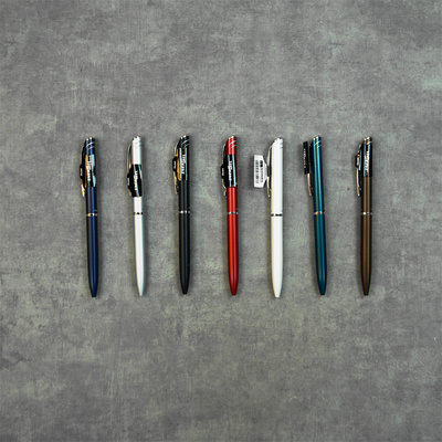 派通（Pentel） BLN2005 金属杆中性笔 0.5mm 旋转出芯商务签字笔