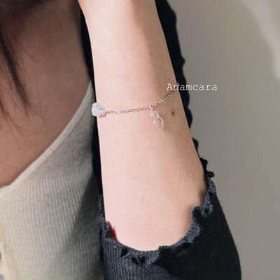 纯银天然玉石森系高级感葫芦手链