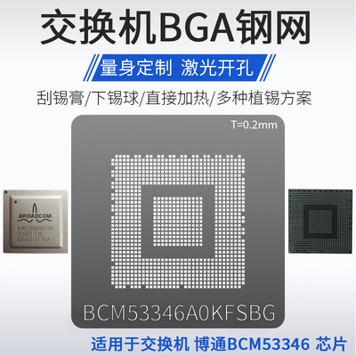 交换机BCM53346A0KFSBG植锡钢网
