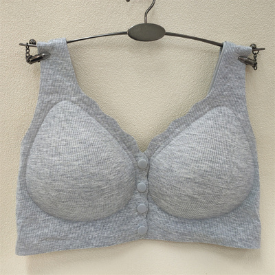 戴美康无钢圈定型前开扣背心内衣